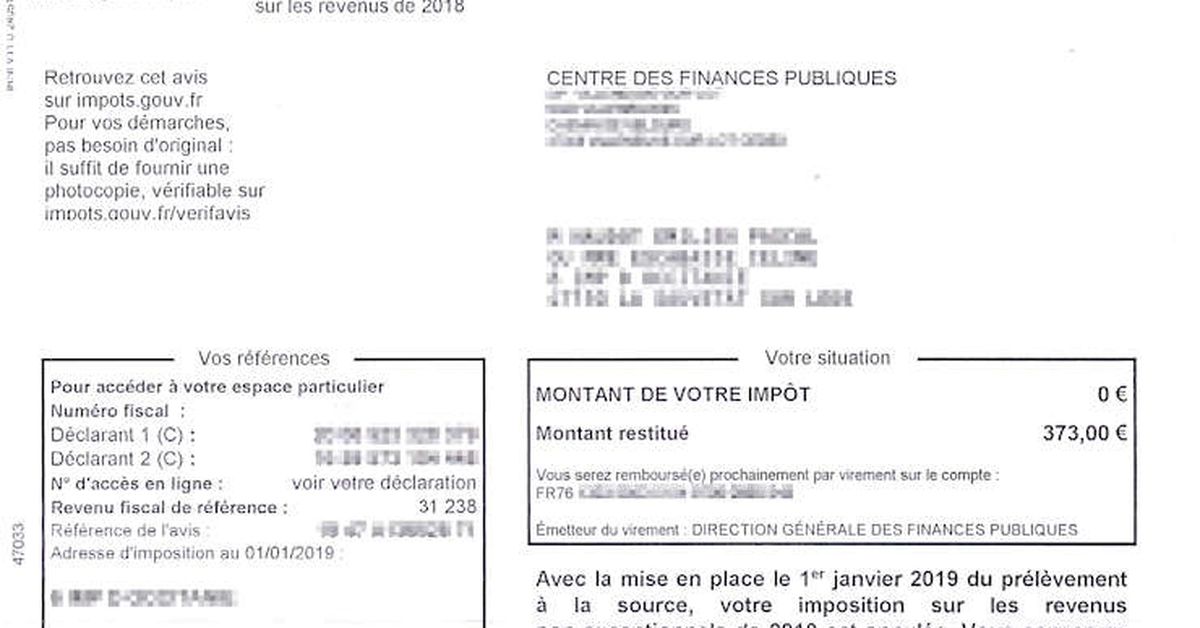 Comment traduire mon avis d'imposition